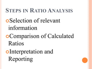 Introduction,steps and Classification of Ratio analysis PPt.pptx