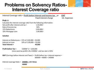 Ratio Analysis Practice Problems with solution.pptx