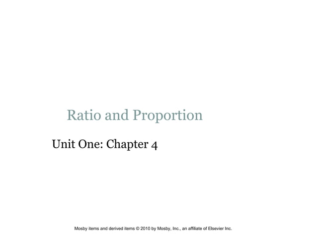 Ratio And Proportion | PPT