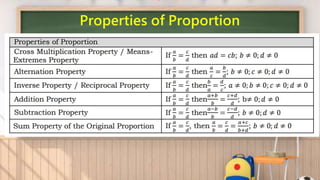 ratio and proportion lesson for grade 9 math | PPTX