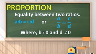 ratio and proportion lesson for grade 9 math | PPTX