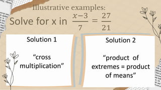 Math 9 : Quarter III Similarity : Ratio and Proportion | PPTX
