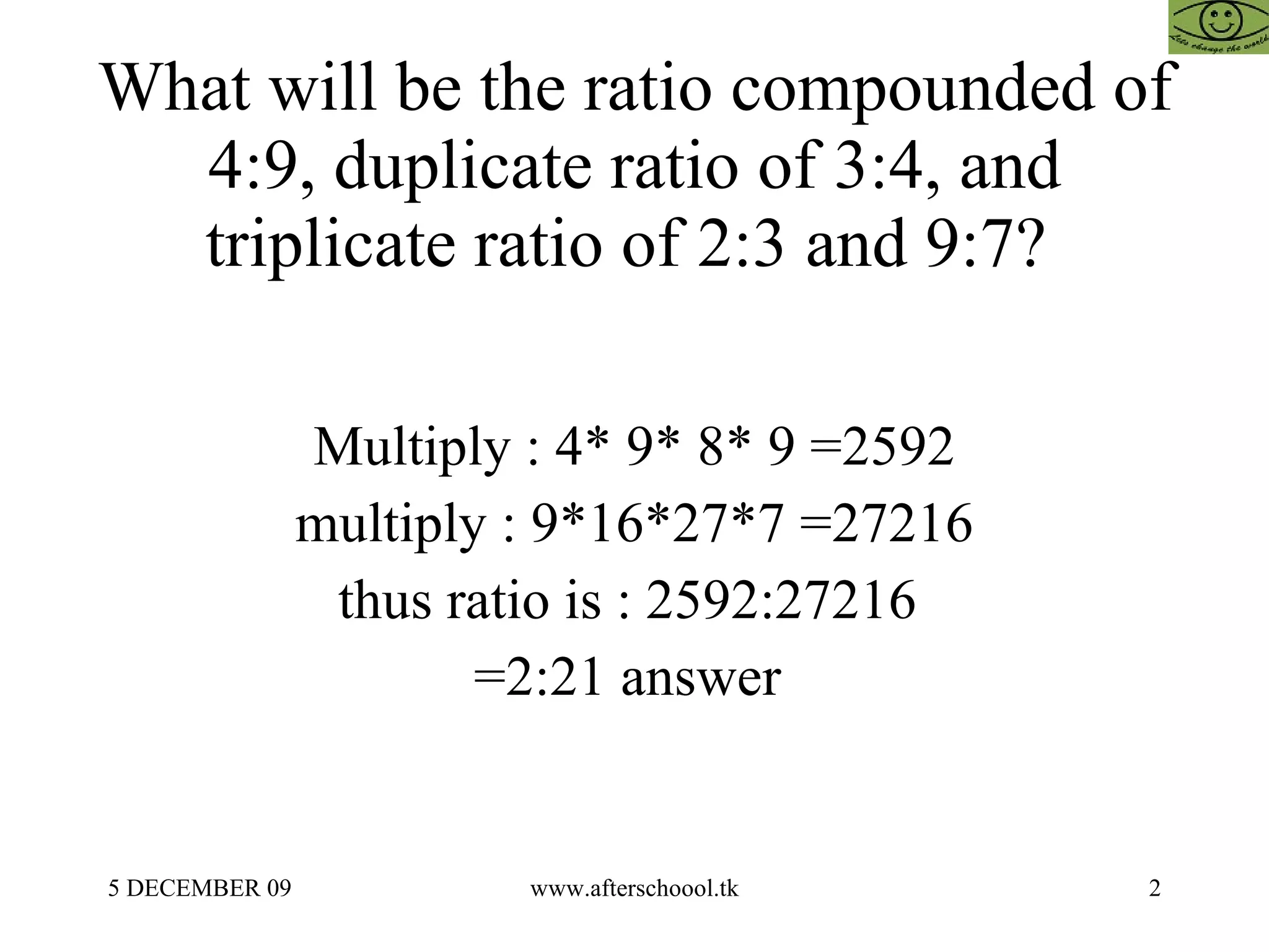 Ratio And Proportion For Aptitude Tests | ODP
