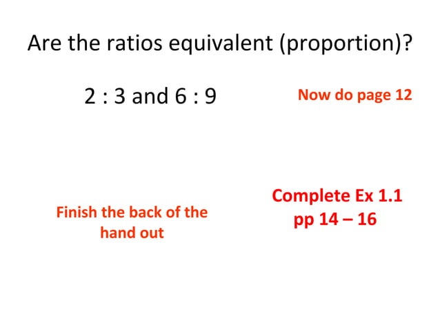 Ratio And Proportions | PPT