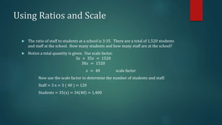Ratio and scale | PPT
