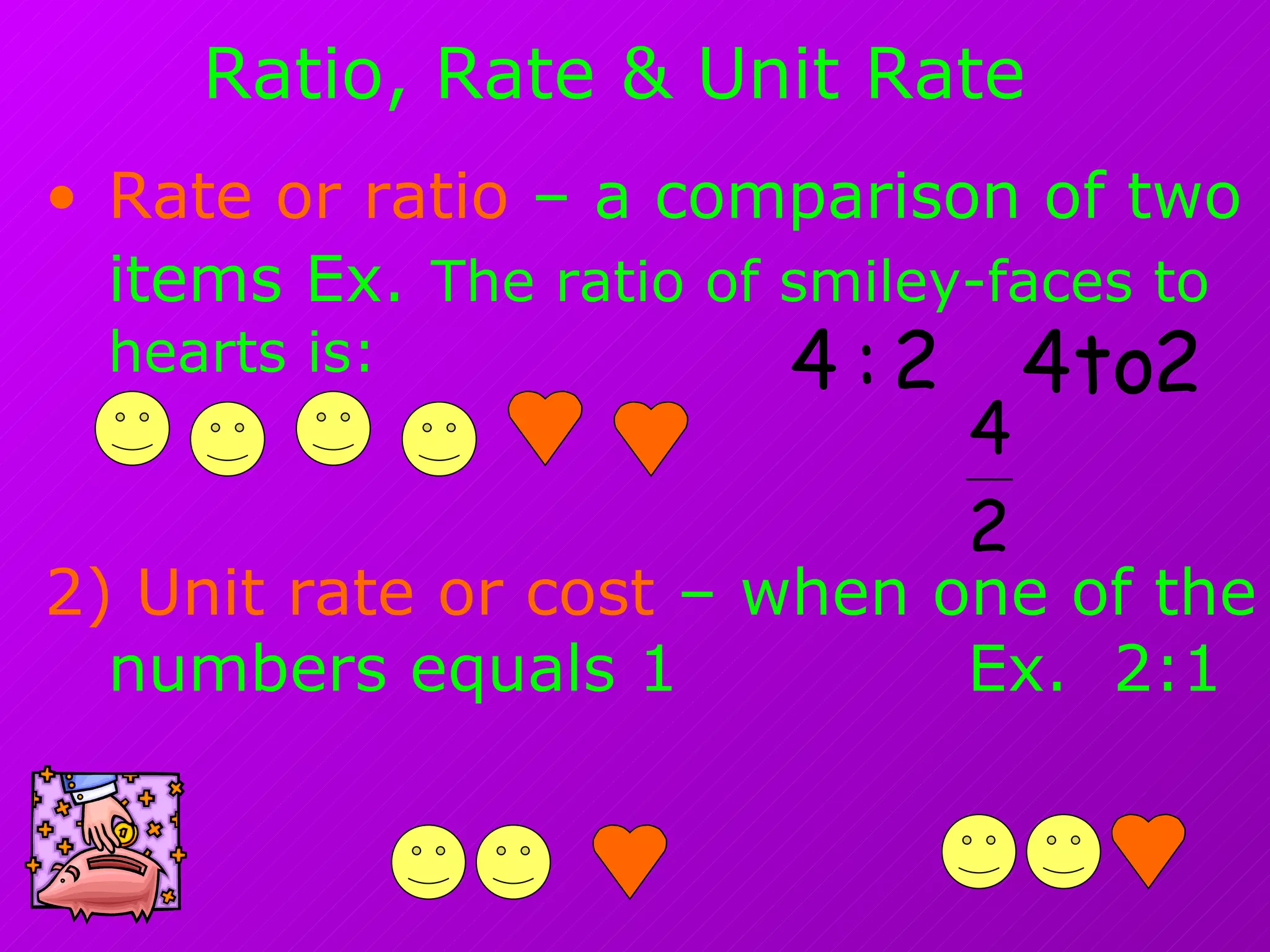 Ratio and unit rates | PPT