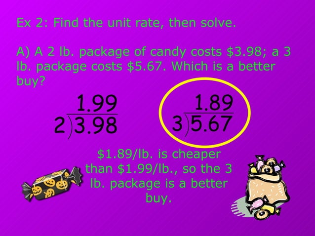 Ratio and unit rates | PPT