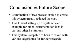 Ratio controller in two conical tank interacting level system | PPT