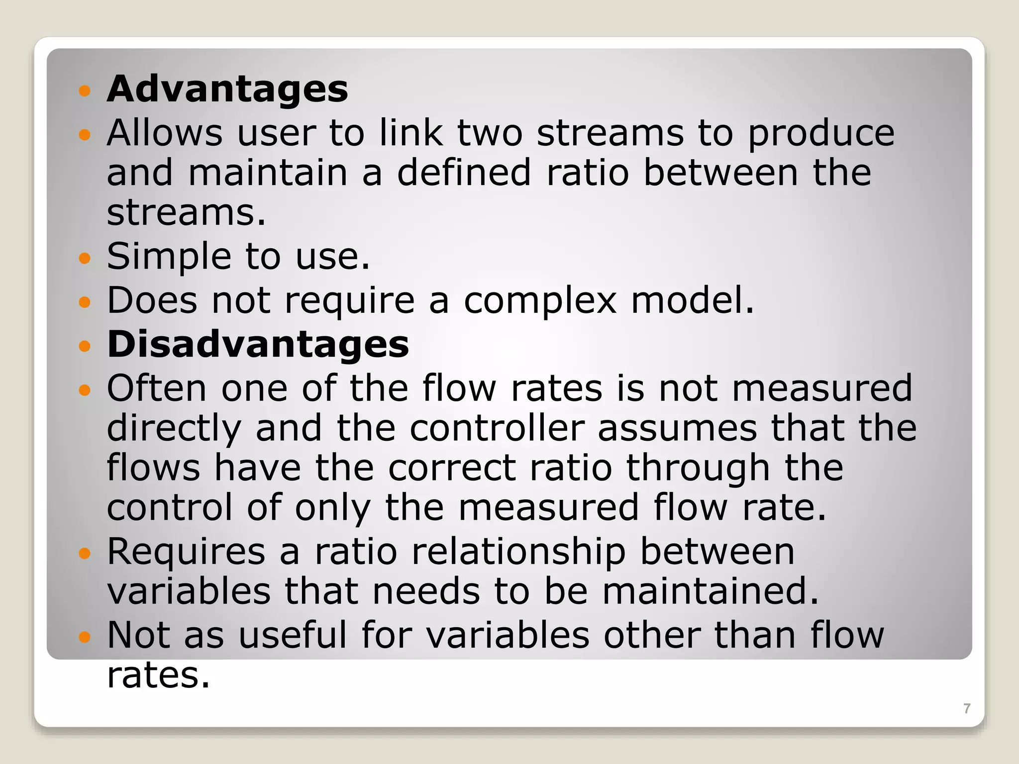 Ratio control system | PPTX | Technology & Computing