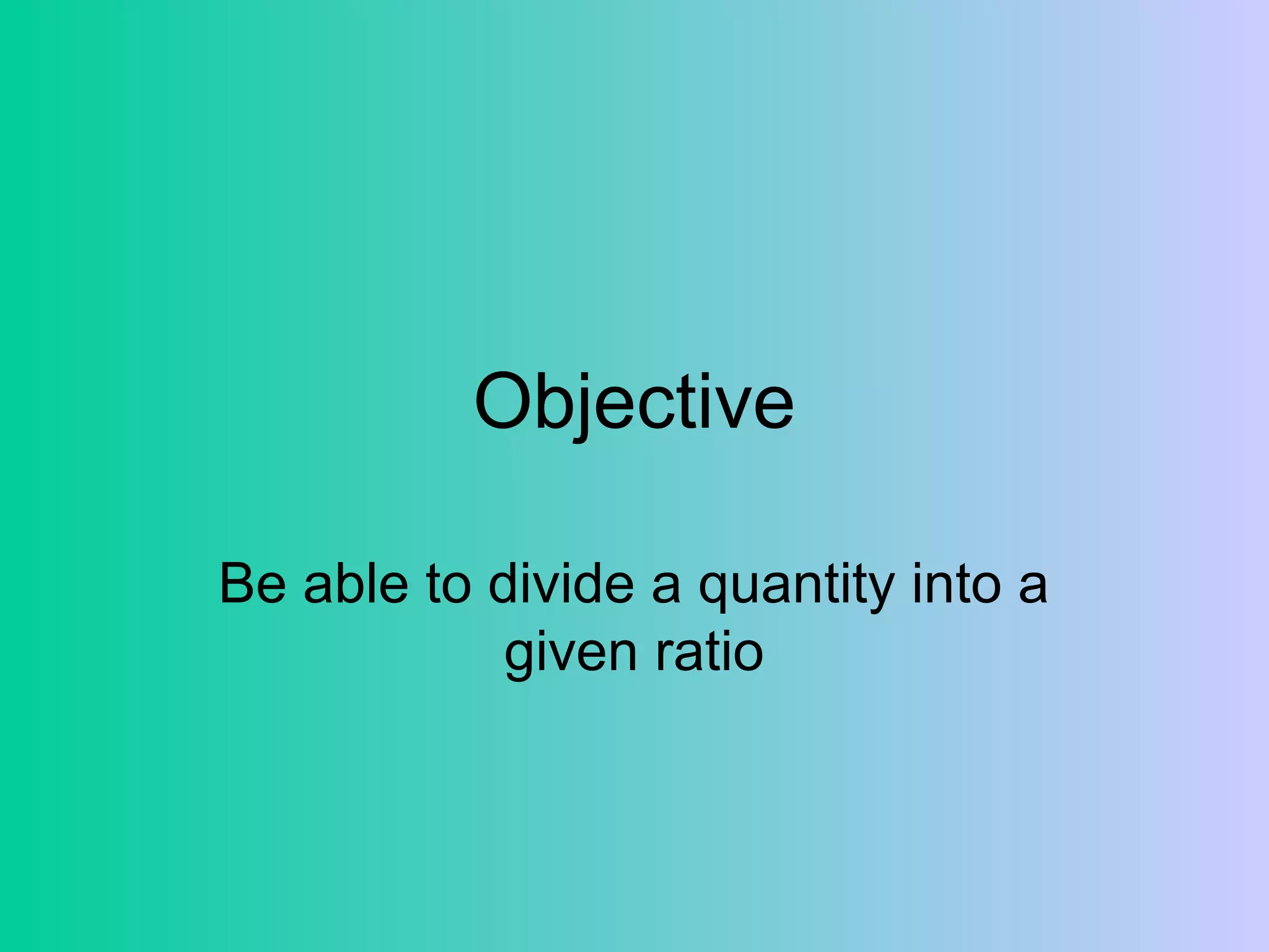 Ratio in maths | PPT