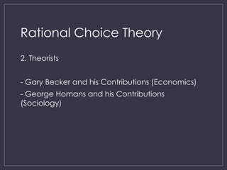 rational-choice theory module 7 quarter 1 | PPTX