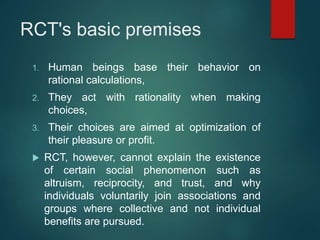 Rational Choice Theory | PPTX