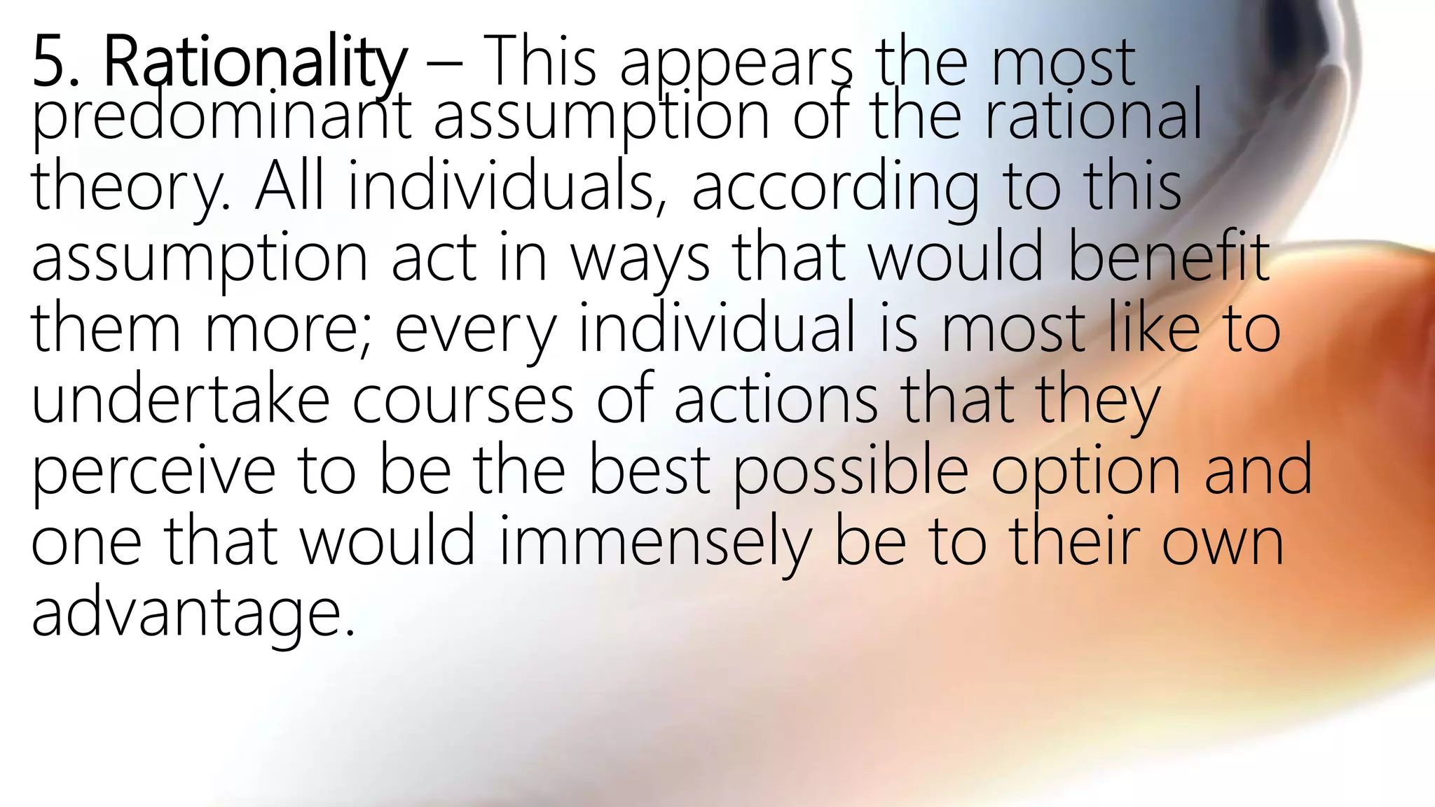 Rational choice | PPTX