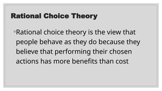 Rational-choice-theory powe point presentation | PPTX