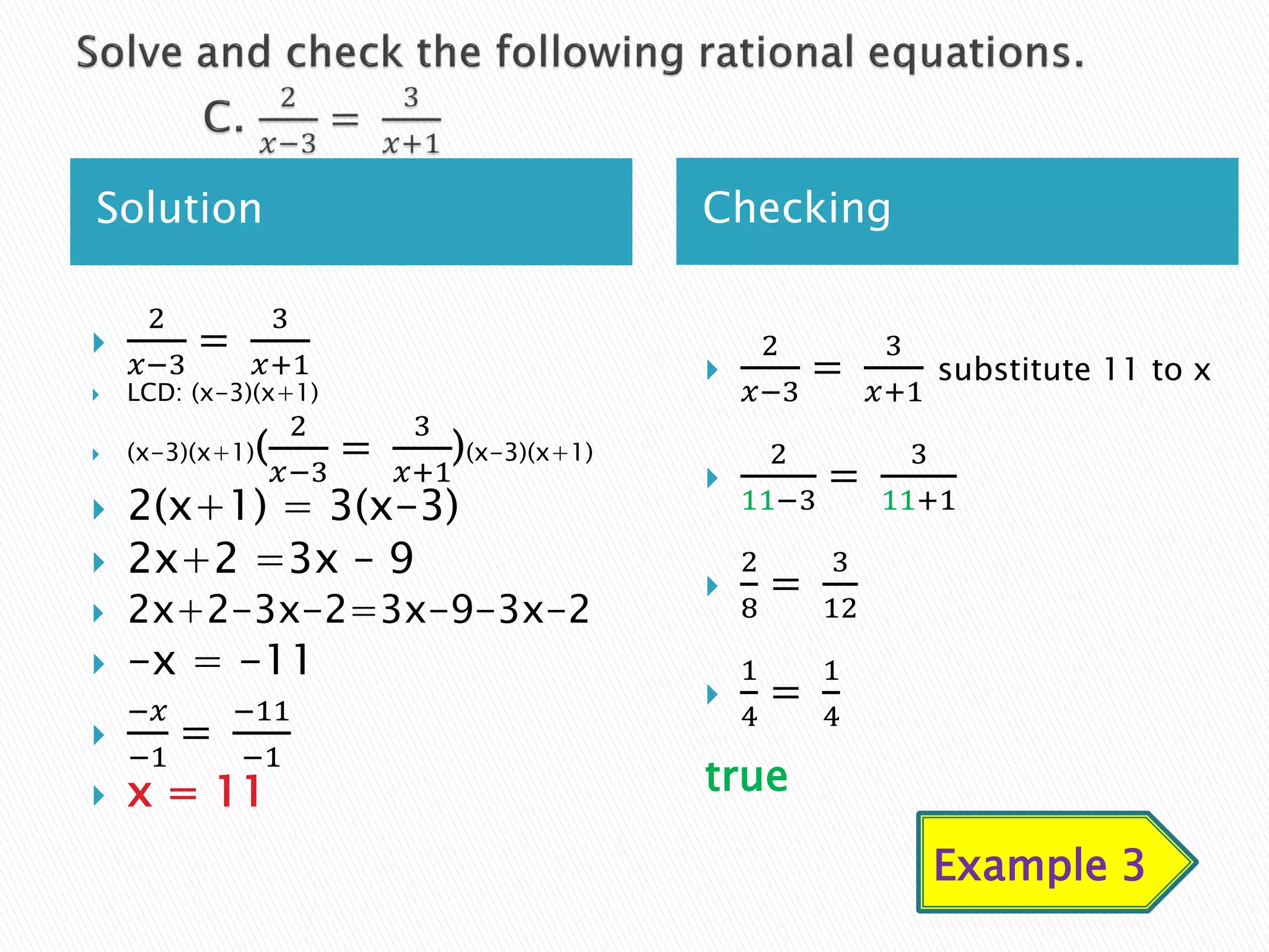 Rational equations | PDF