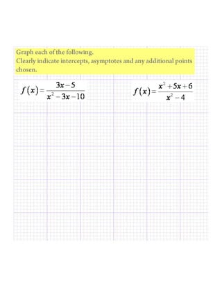 Rational Function Graphs.pdf | Physics | Science