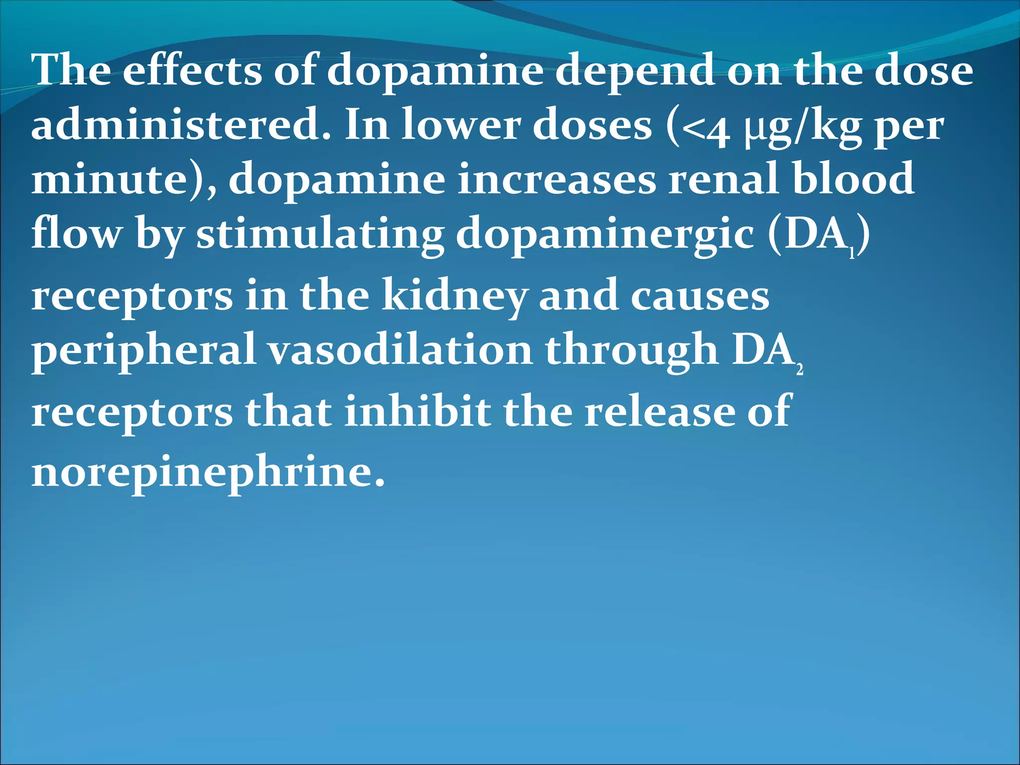 Rational Use Of Dopamine And Dobutamine | PPT