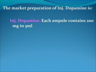 Rational Use Of Dopamine And Dobutamine | PPT