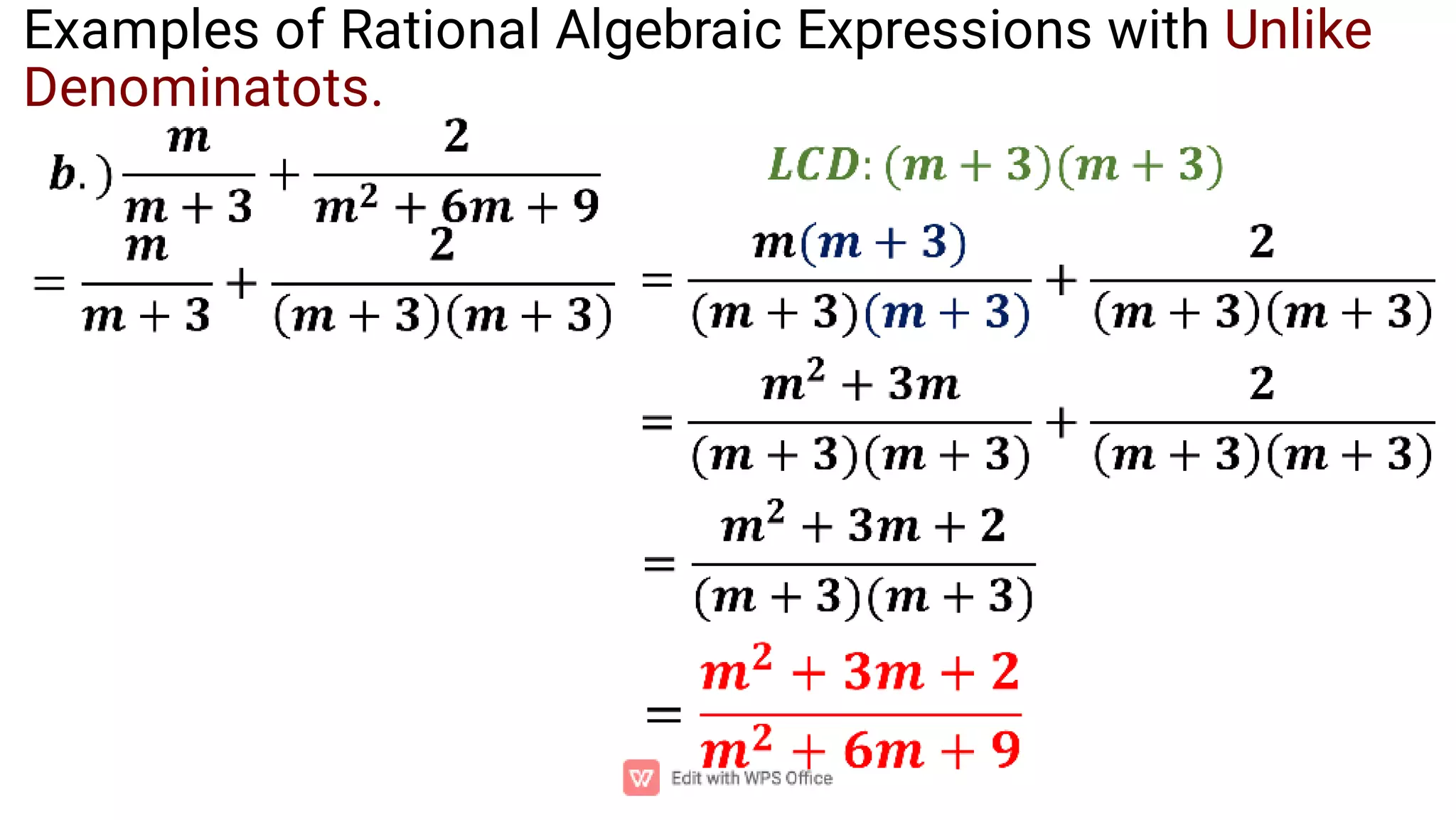 Rational algebraic expression (computer science) | PPT