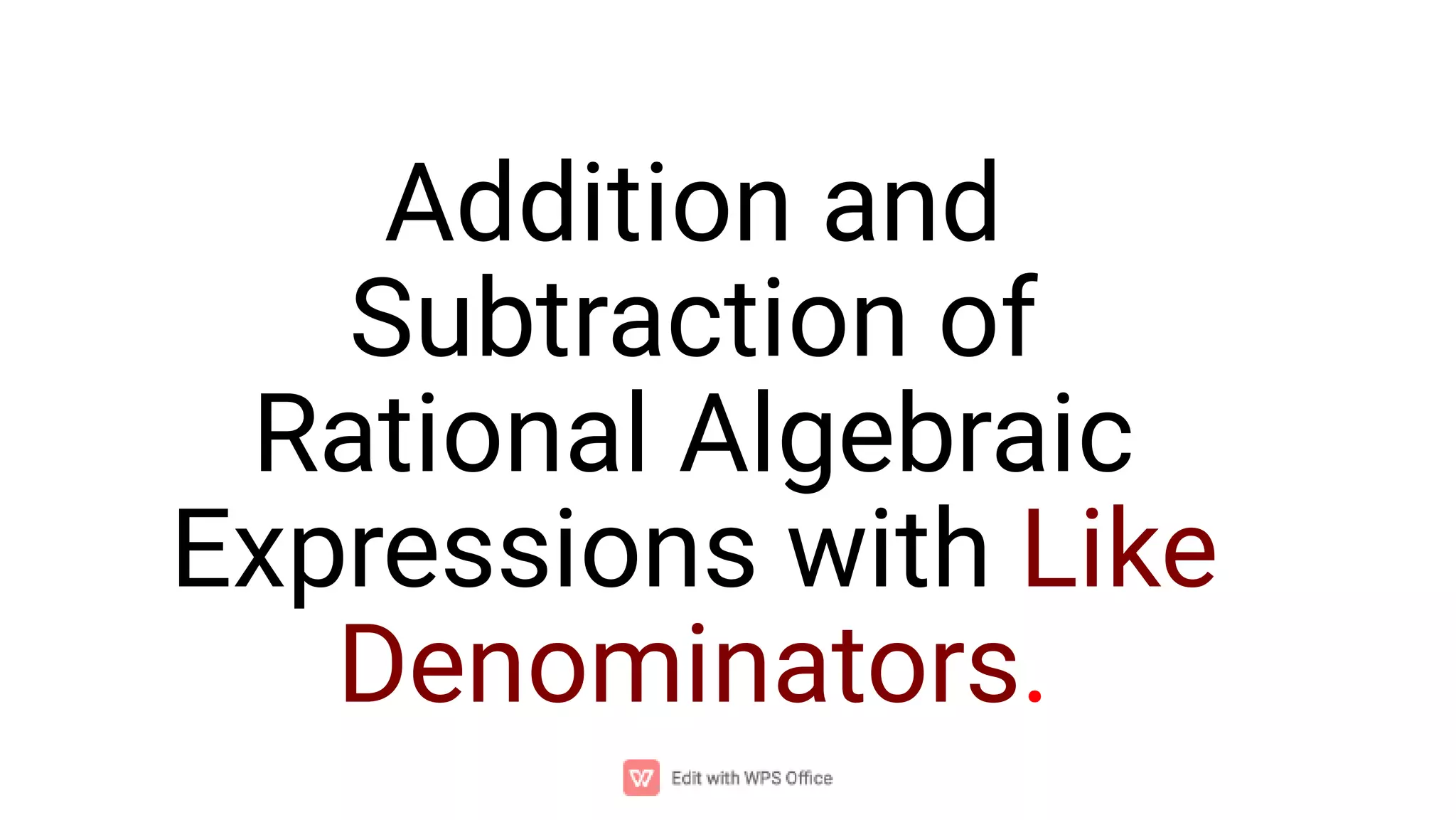 Rational algebraic expression (computer science) | PPT