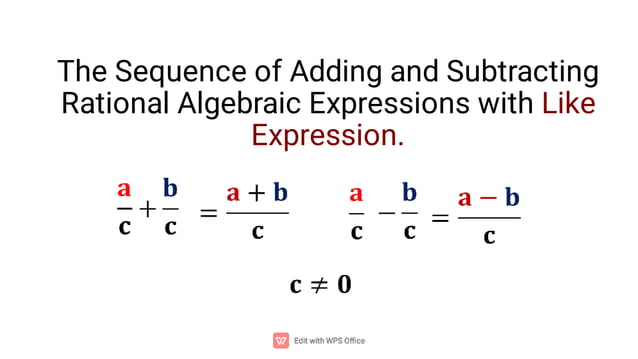 Rational algebraic expression (computer science) | PPT