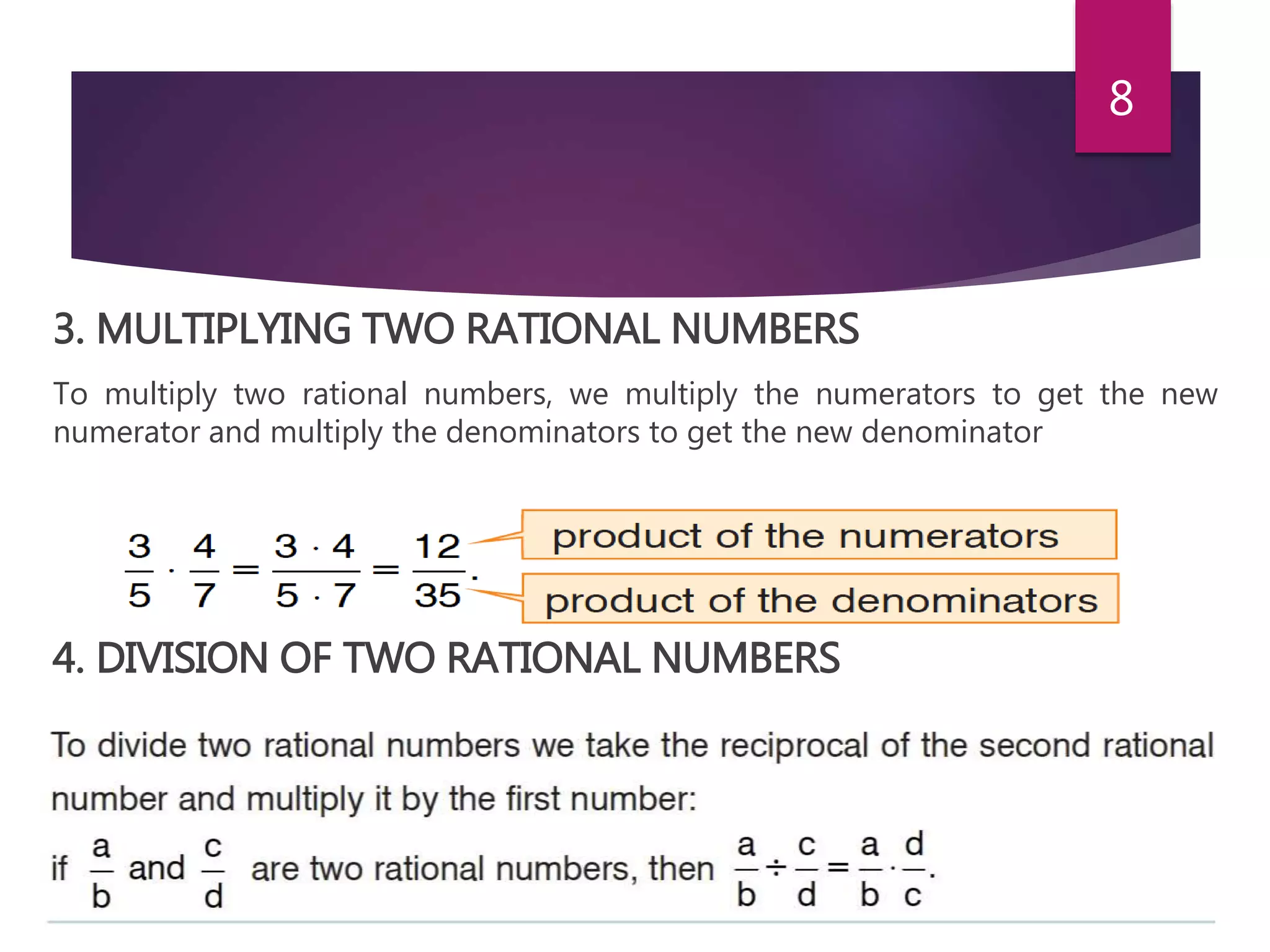 Rational and irrational numbers | PPTX