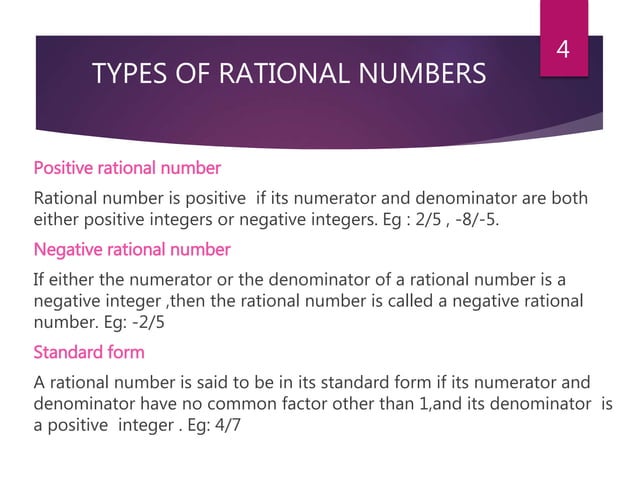 Rational and irrational numbers | PPTX