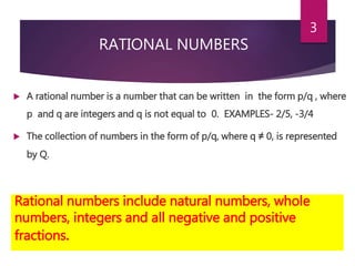 Negative Irrational Number Example