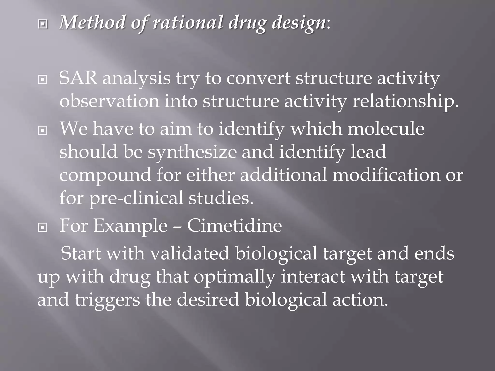 RATIONAL AND TRADITIONAL DRUG DESIGN Drug Discovery.pptx