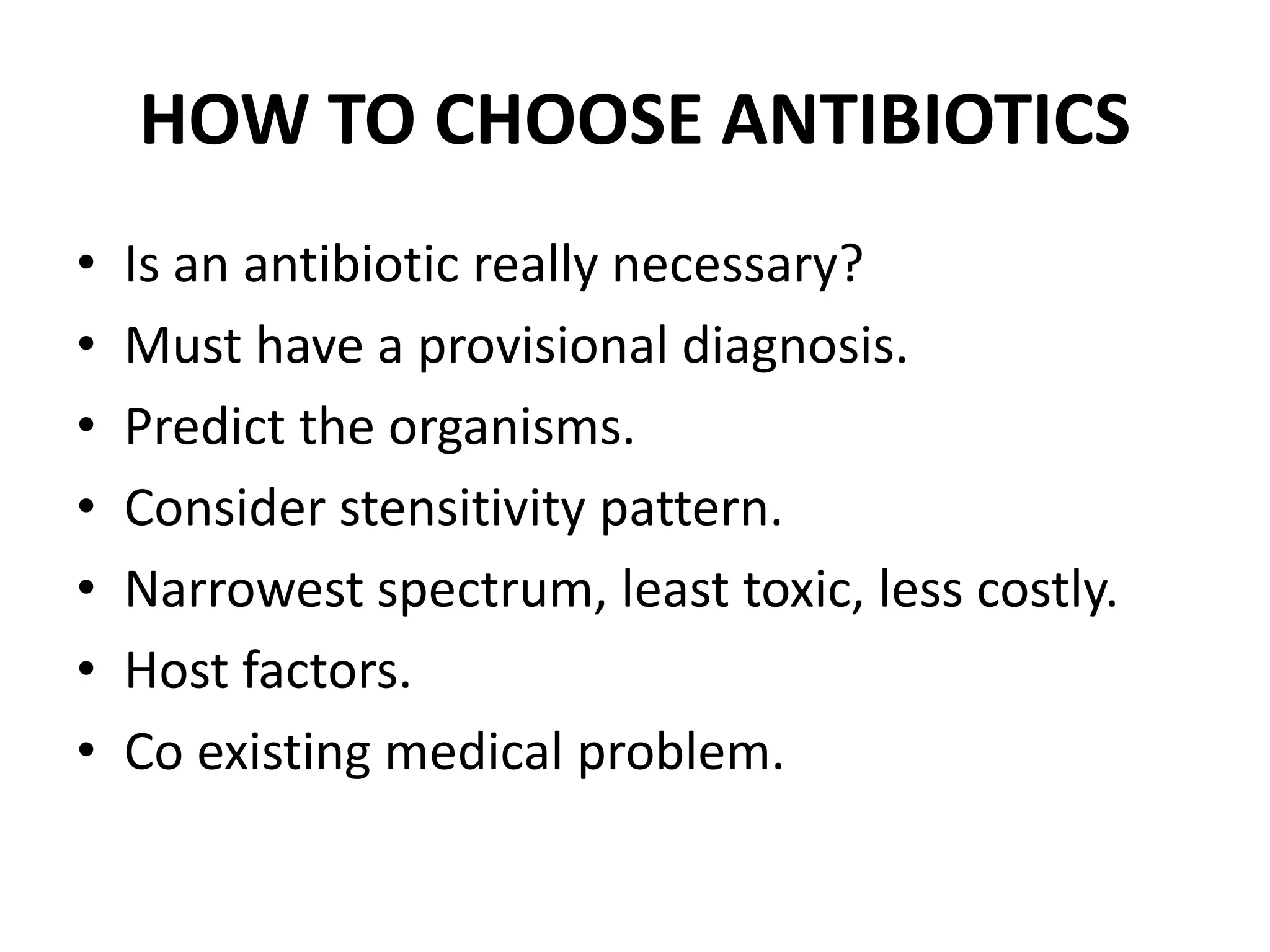 Rational antibiotic therapy NEW | PPTX
