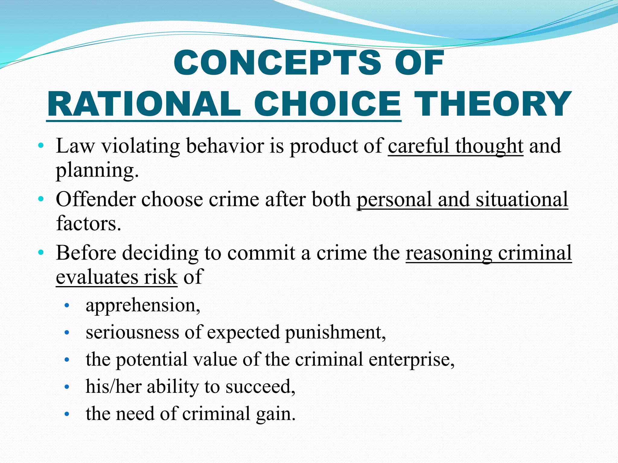 Rational choice theory | PPTX