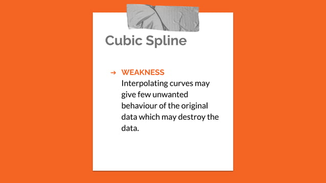 Shape Preserving Interpolation Using C2 Rational Cubic Spline | PPT