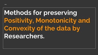 Shape Preserving Interpolation Using C2 Rational Cubic Spline | PPT ...