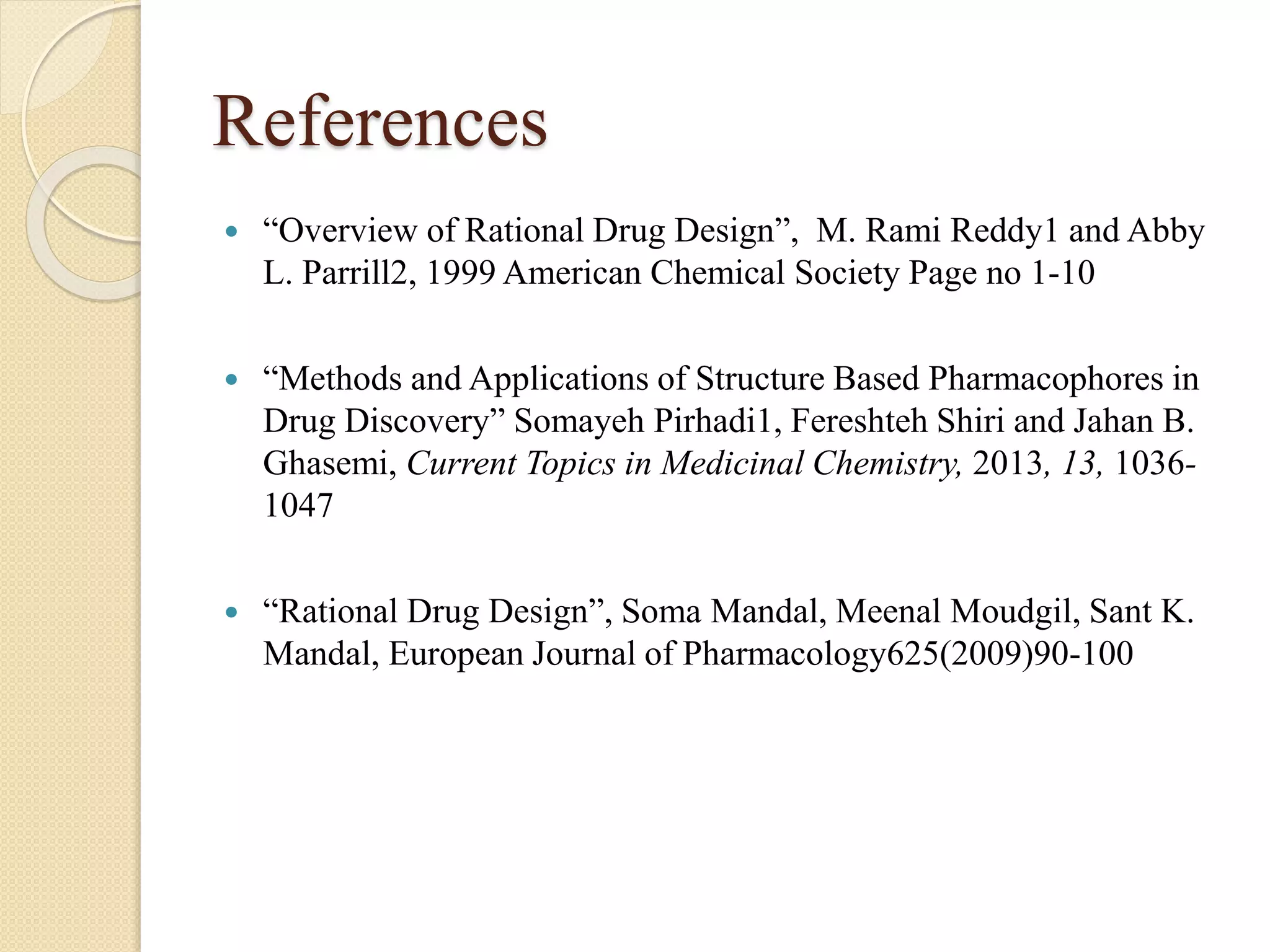 Rational drug design method | PPTX