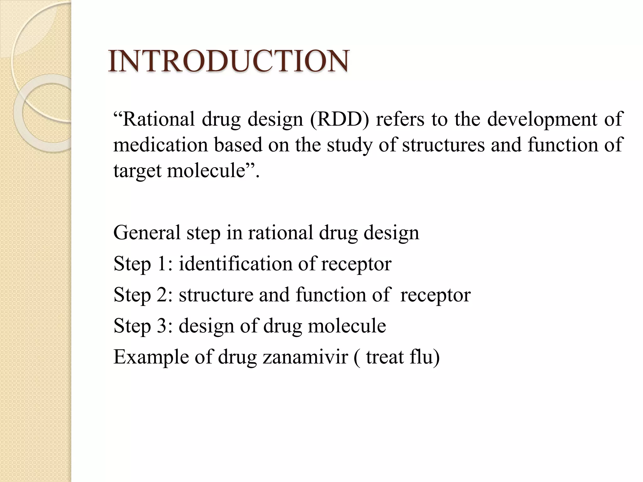 Rational drug design method | PPTX