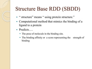 Rational drug design method | PPTX