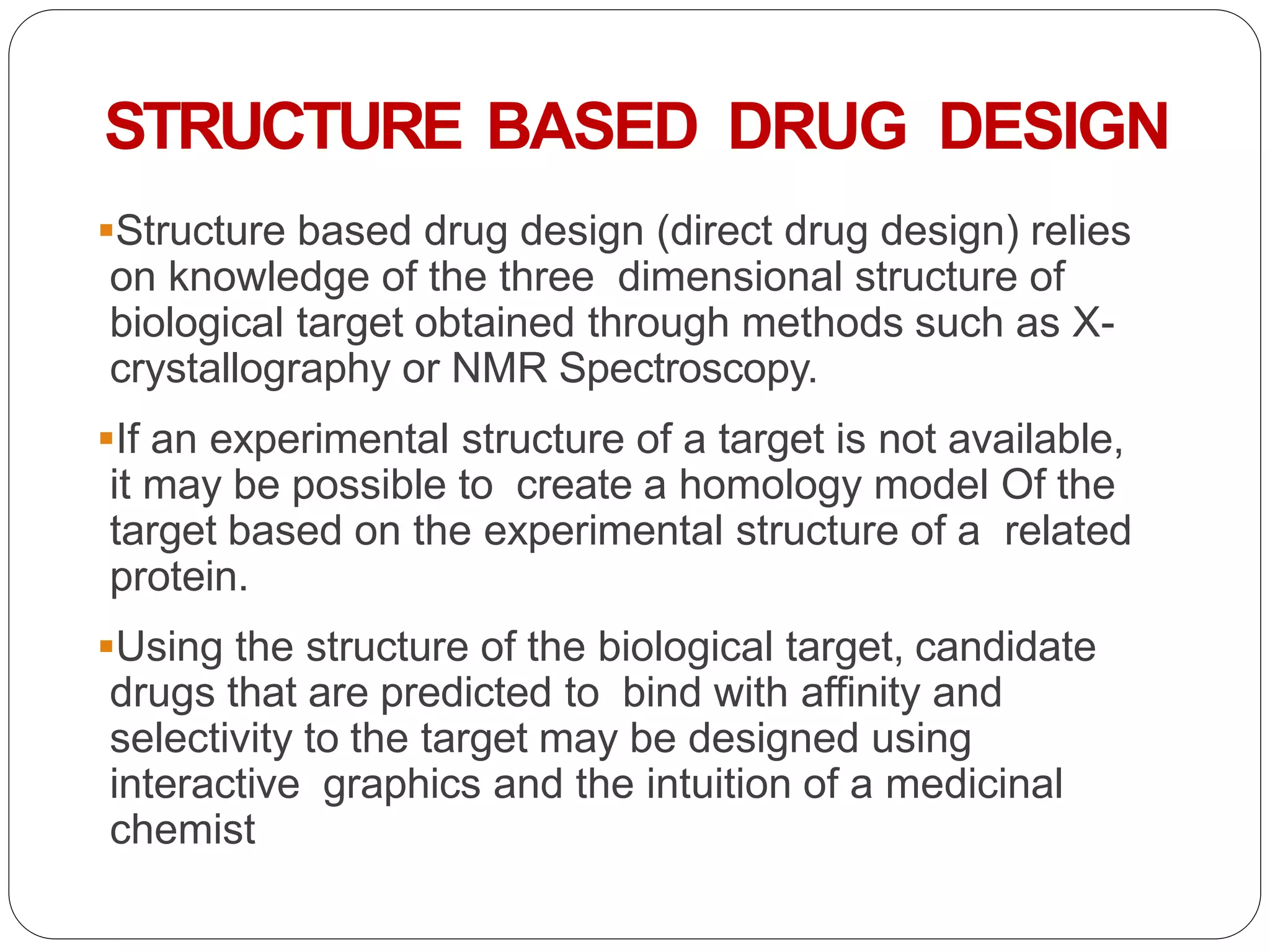 Rational drug design | PPTX