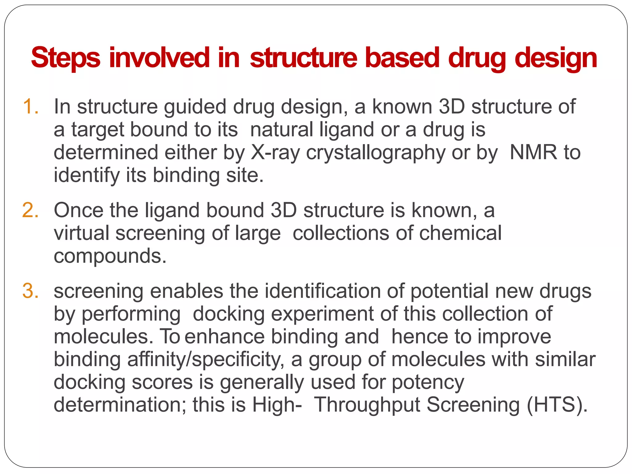 Rational drug design | PPTX