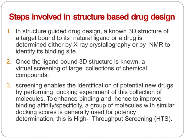 Rational drug design | PPTX | Pharmaceutical Drugs | Medical Health