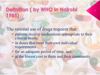 Rational drug therapy | PPTX