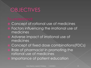 Rational drug therapy | PPTX