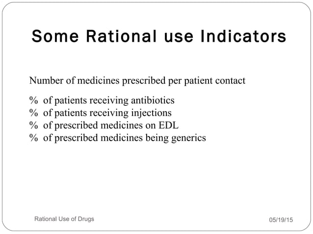 Rational drug use | PPT