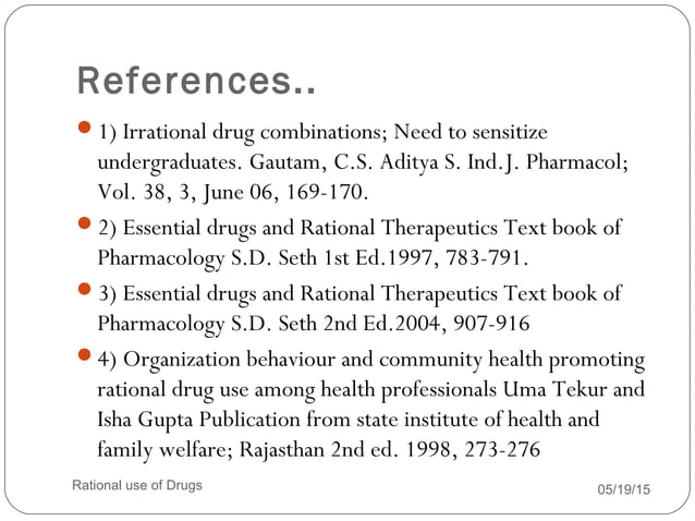 Rational drug use | PPT