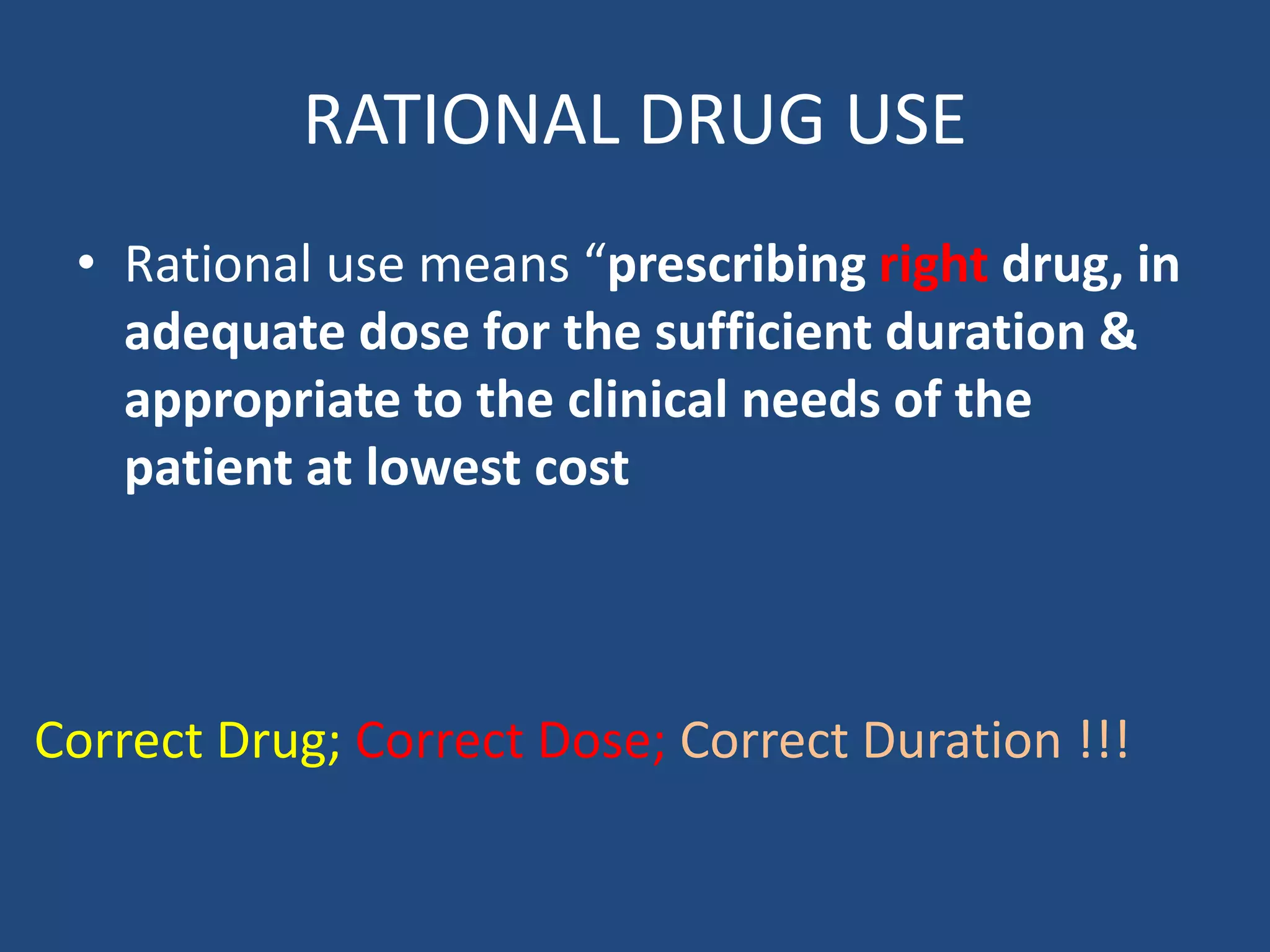 Rational drug use | PPTX