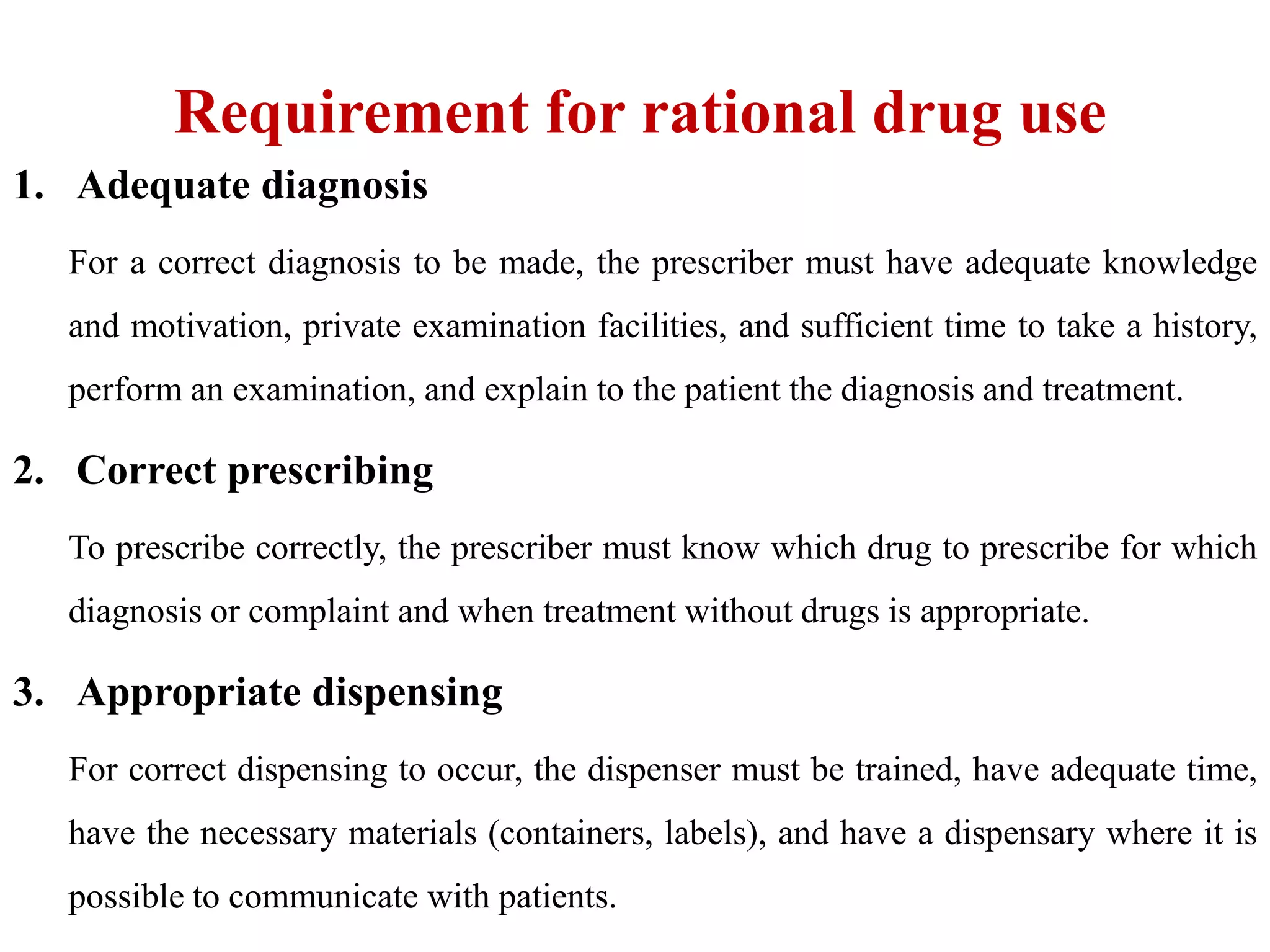 Rational drug use | PPTX