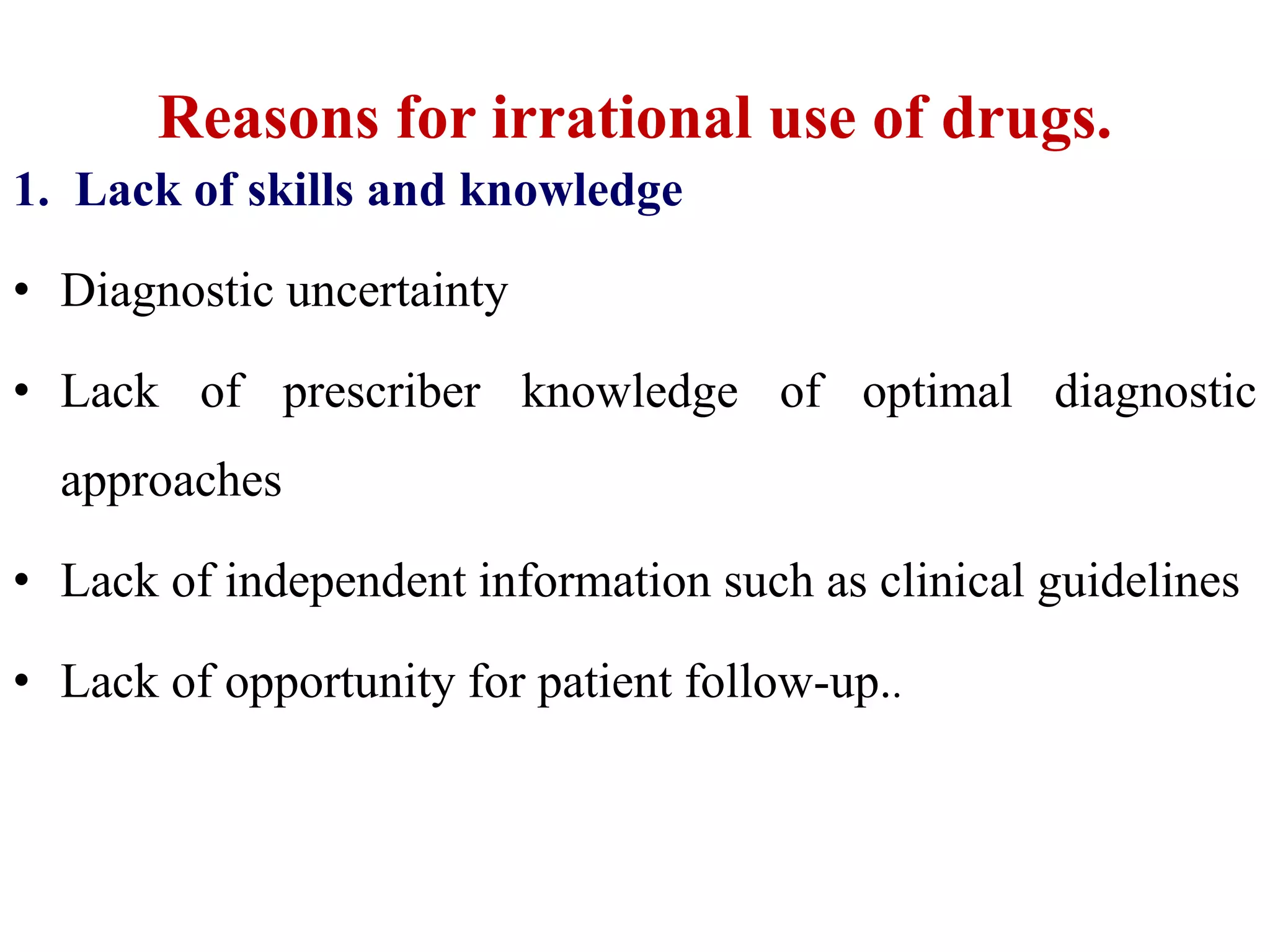 Rational drug use | PPTX