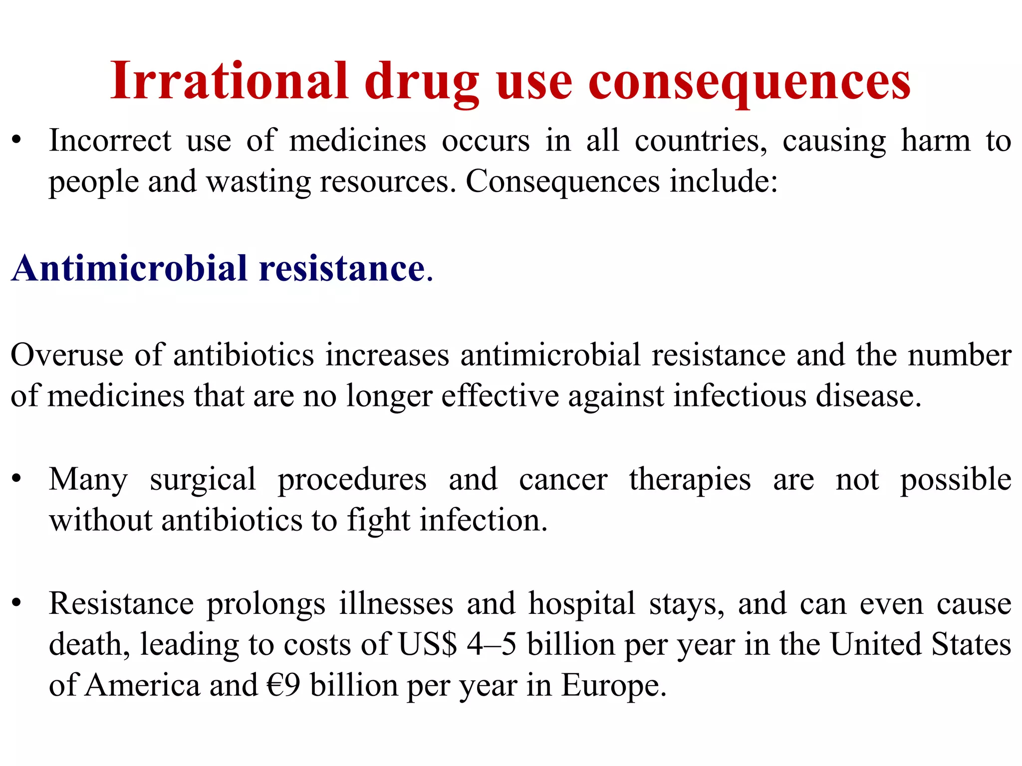 Rational drug use | PPTX