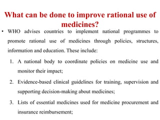 Rational drug use | PPTX