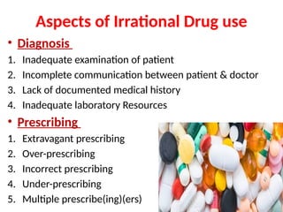 Rational Drug USe - Pharmacotherapeutics -1 | PPTX