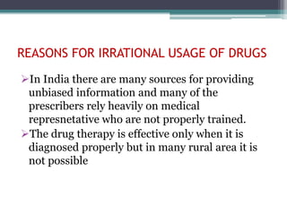 Rational drug use | PPTX